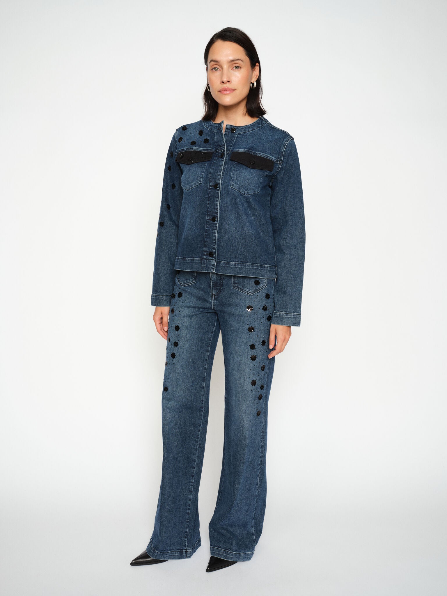 Shop MMColette Bouquet Jeans with free shipping from Mos Mosh