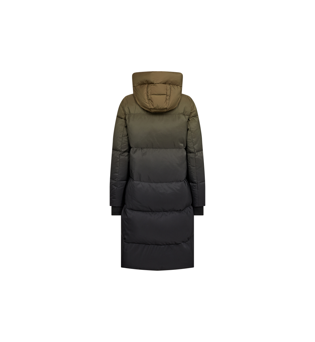 Shop MMNova Dip Dye Down Coat with free shipping from Mos Mosh