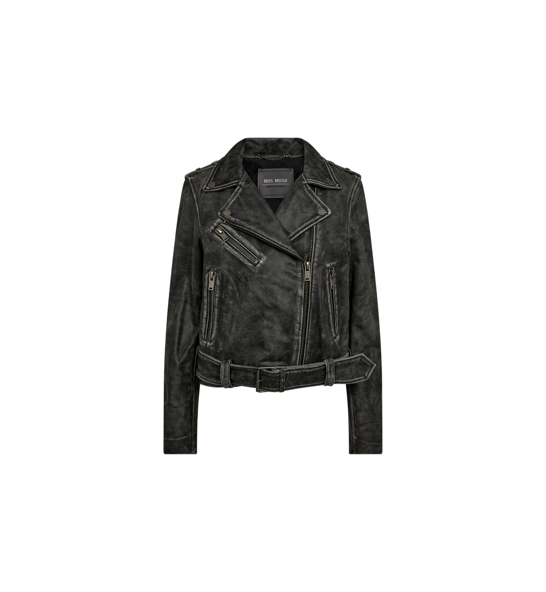MMCelia Biker Leather Jacket | Mos Mosh