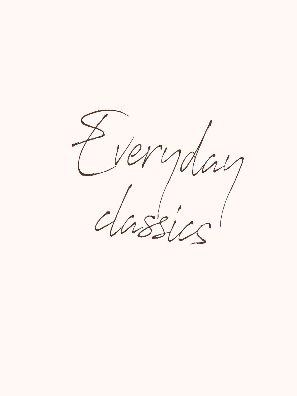 Timeless essentials – MOS MOSH